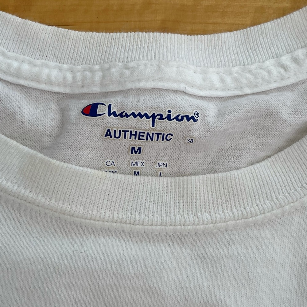 Champion White Long Sleeve Shirt - Gem
